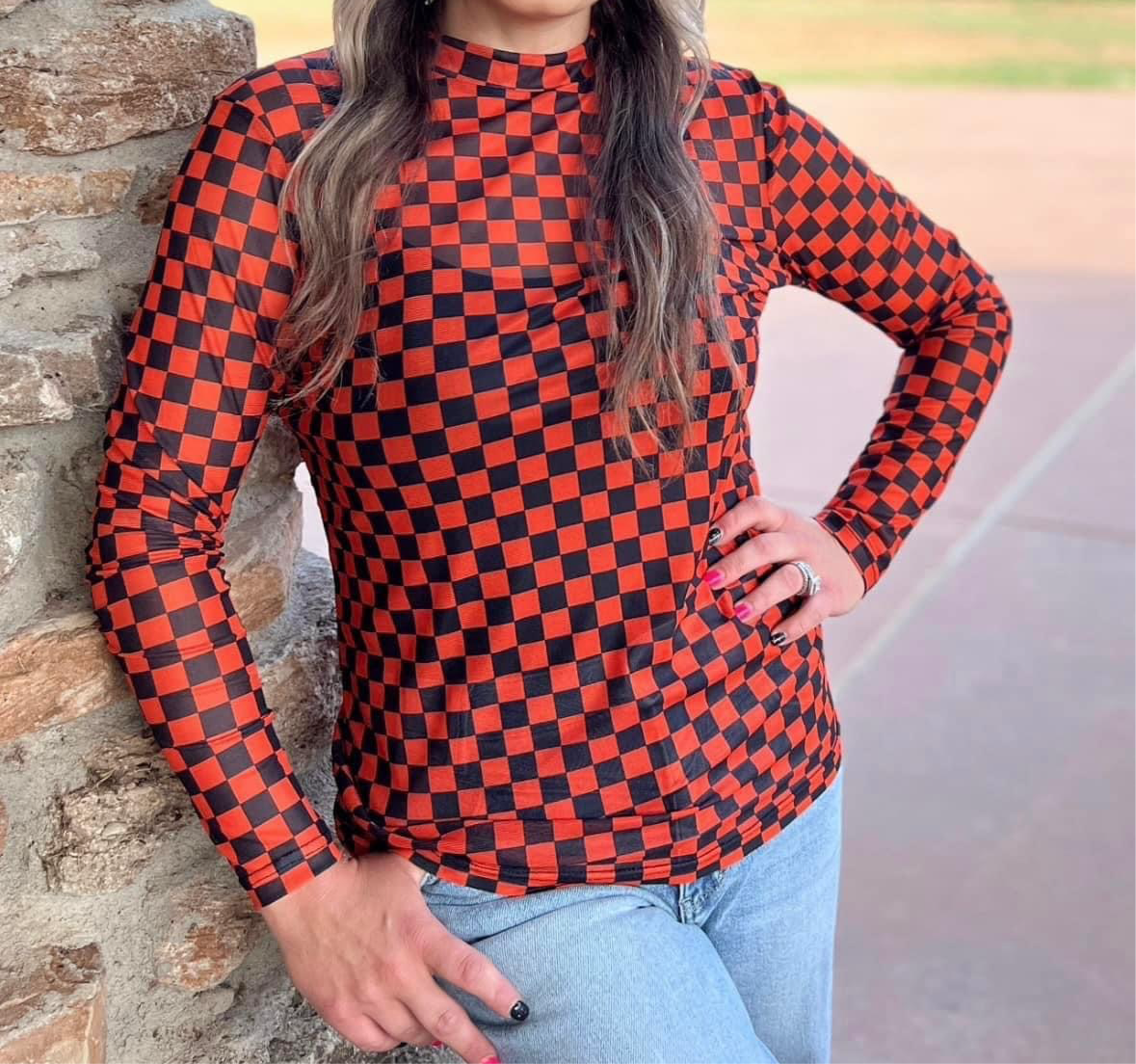 Mesh Layering Top – Perfect Little Peach