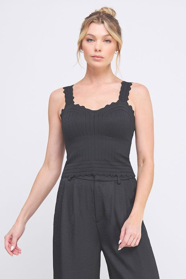 Knit Bralette Tank – Perfect Little Peach